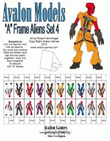 Avalon Models, “A” Frame Aliens set 4 - Avalon Game Company | Avalon ...