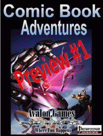 Comic Book Adventures Preview #1 - Avalon Game Company | RPG Goodies ...