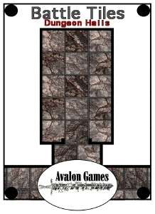 Battle Tiles, Dungeon Halls - Avalon Game Company | Battle Tiles ...