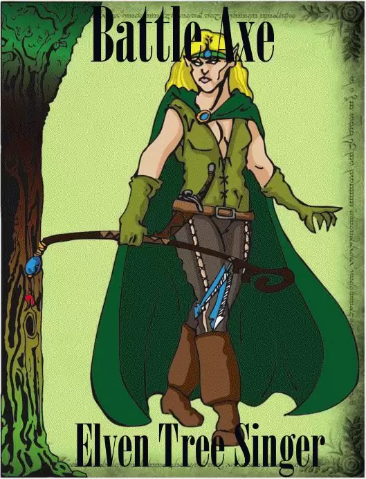 Battle Axe 3.0, Elven Tree Singer - Avalon Game Company | Tabletop Games | DriveThruRPG
