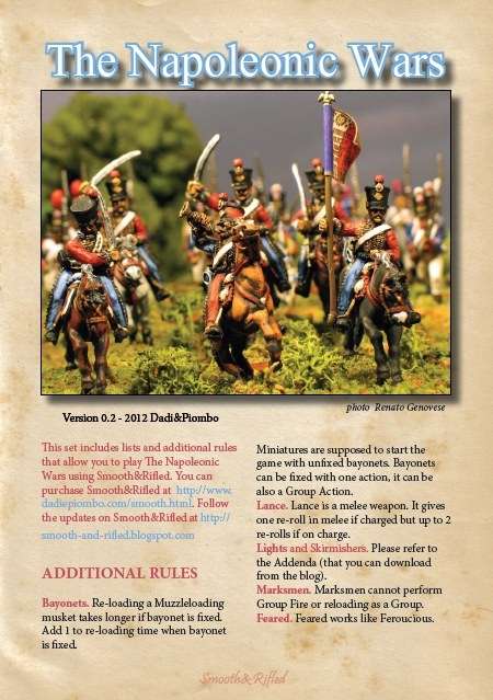 Napoleonic Supplement #1 - Dadi&Piombo | DriveThruRPG