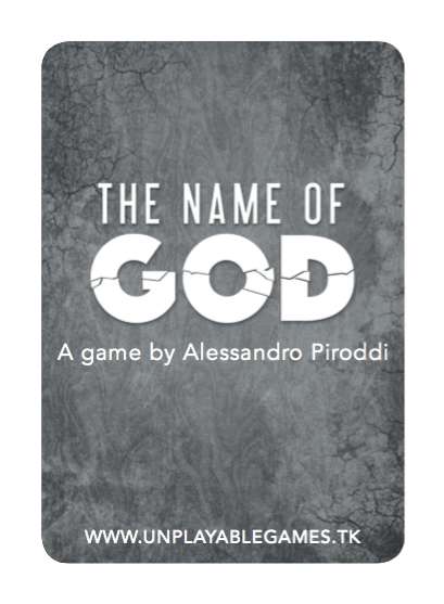 The Name of God [POL Tarot Size] - UnPlayableGames | DriveThruRPG