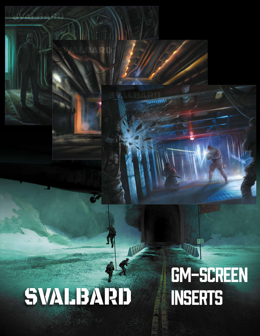 Svalbard - Game Master Screen Inserts - NEVR | DriveThruRPG