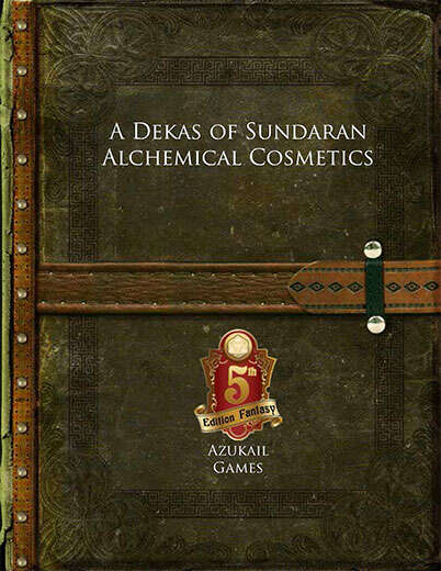 A Dekas of Sundaran Alchemical Cosmetics (5E) - Azukail Games | Things ...