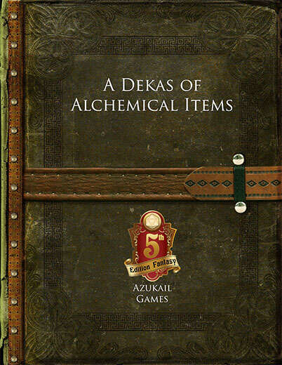 A Dekas of Alchemical Items (5E) - Azukail Games | Things | Fifth ...