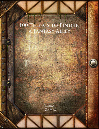 100 Things to Find in a Fantasy Alley - Azukail Games | Flavour ...