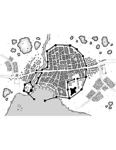 Map – City 1 - Azukail Games | Stock Art | DriveThruRPG