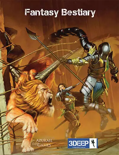 Fantasy Bestiary (3Deep) - Azukail Games | Monsters | Three Deep ...