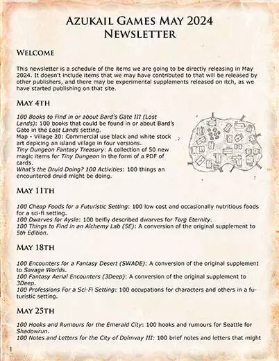 Azukail Games May 2024 Newsletter - Azukail Games | Newsletter ...