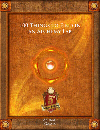 100 Things to Find in an Alchemy Lab (5E) - Azukail Games | Things ...