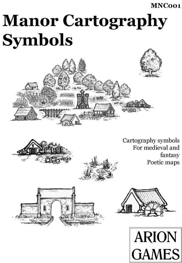 Manor Cartography Symbols - Arion Games | Maelstrom | Mr Nibbs ...