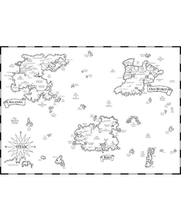Titan Map - Arion Games | Advanced Fighting Fantasy | DriveThruRPG