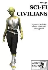 Sci-Fi Civilians Set - Arion Games | Science Fiction Miniatures | DriveThruRPG