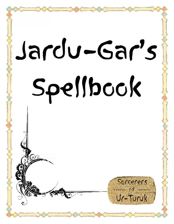 Jardu-Gar's Spellbook - Arion Games | Sorcerers of Ur-Turuk | DriveThruRPG