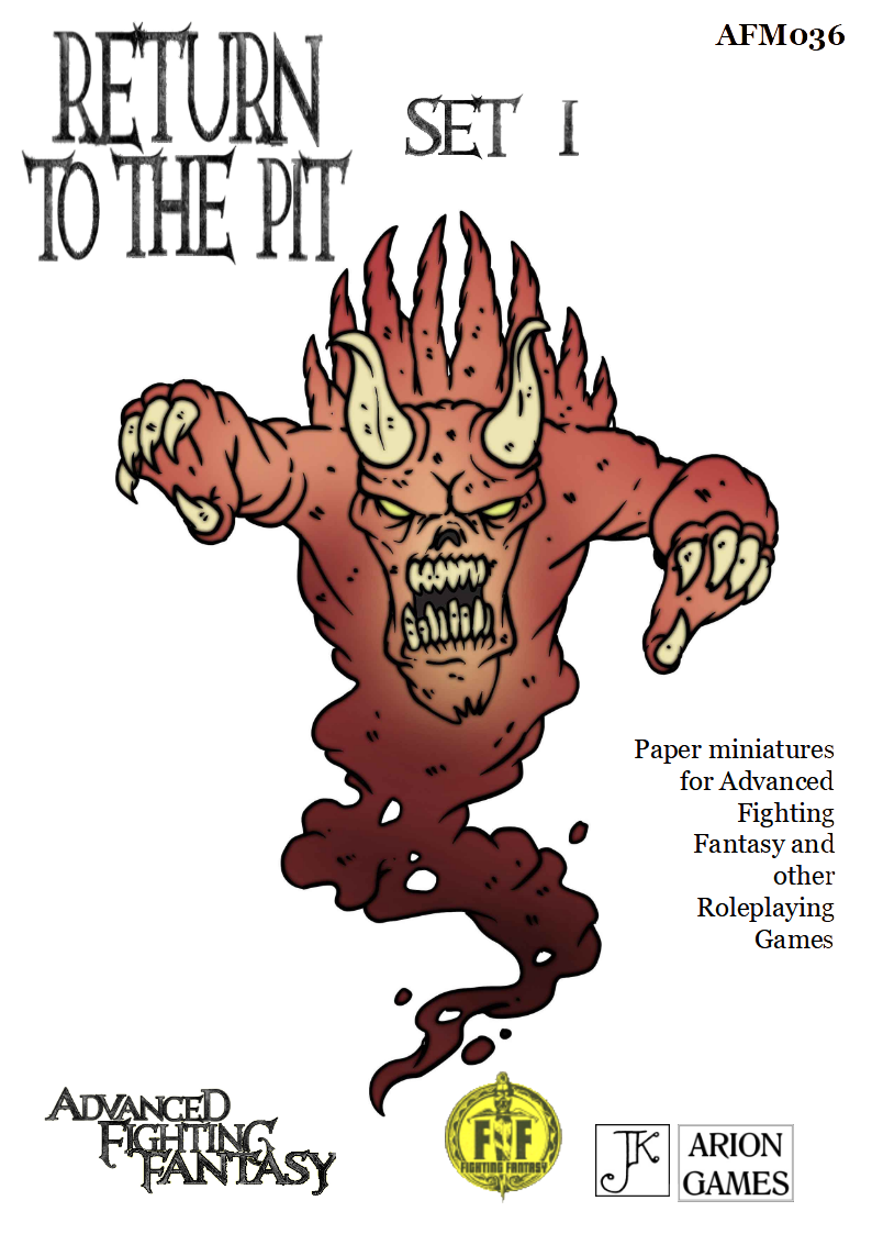 Advanced Fighting Fantasy Minis: Return to the Pit Set I - Arion Games ...