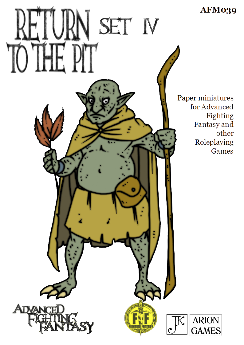 Advanced Fighting Fantasy Minis: Return to the Pit Set IV - Arion Games ...