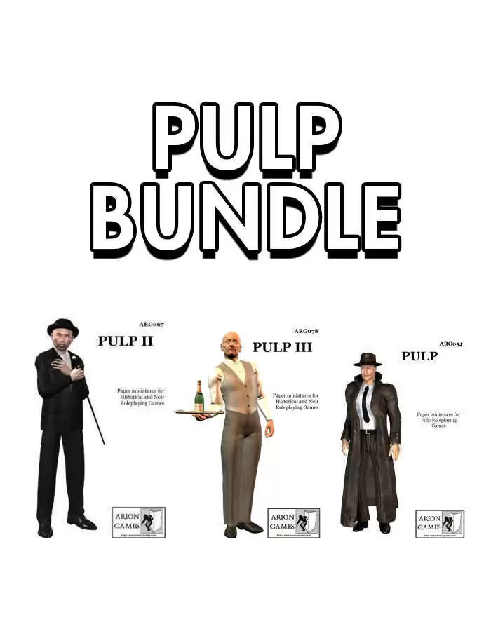 Pulp Bundle [BUNDLE] - Arion Games | Pulp Miniatures | DriveThruRPG