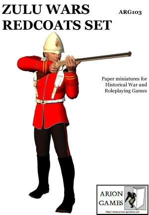 Zulu Wars Redcoats Set - Arion Games | Historical Miniatures | DriveThruRPG