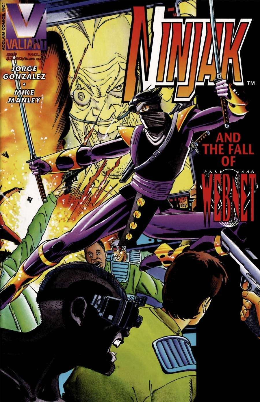 Ninjak (1994-1995) #21 - Valiant Comics | Ninjak (1994-1995) | DriveThruRPG
