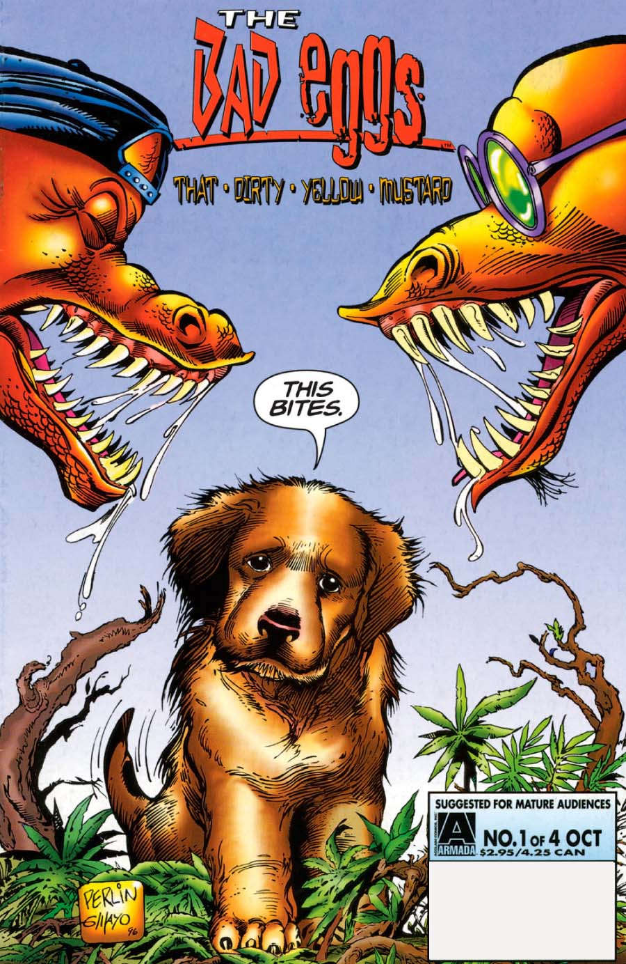 The Bad Eggs: That Dirty Yellow Mustard #1 - Valiant Comics | The Bad Eggs (1996) | DriveThruRPG