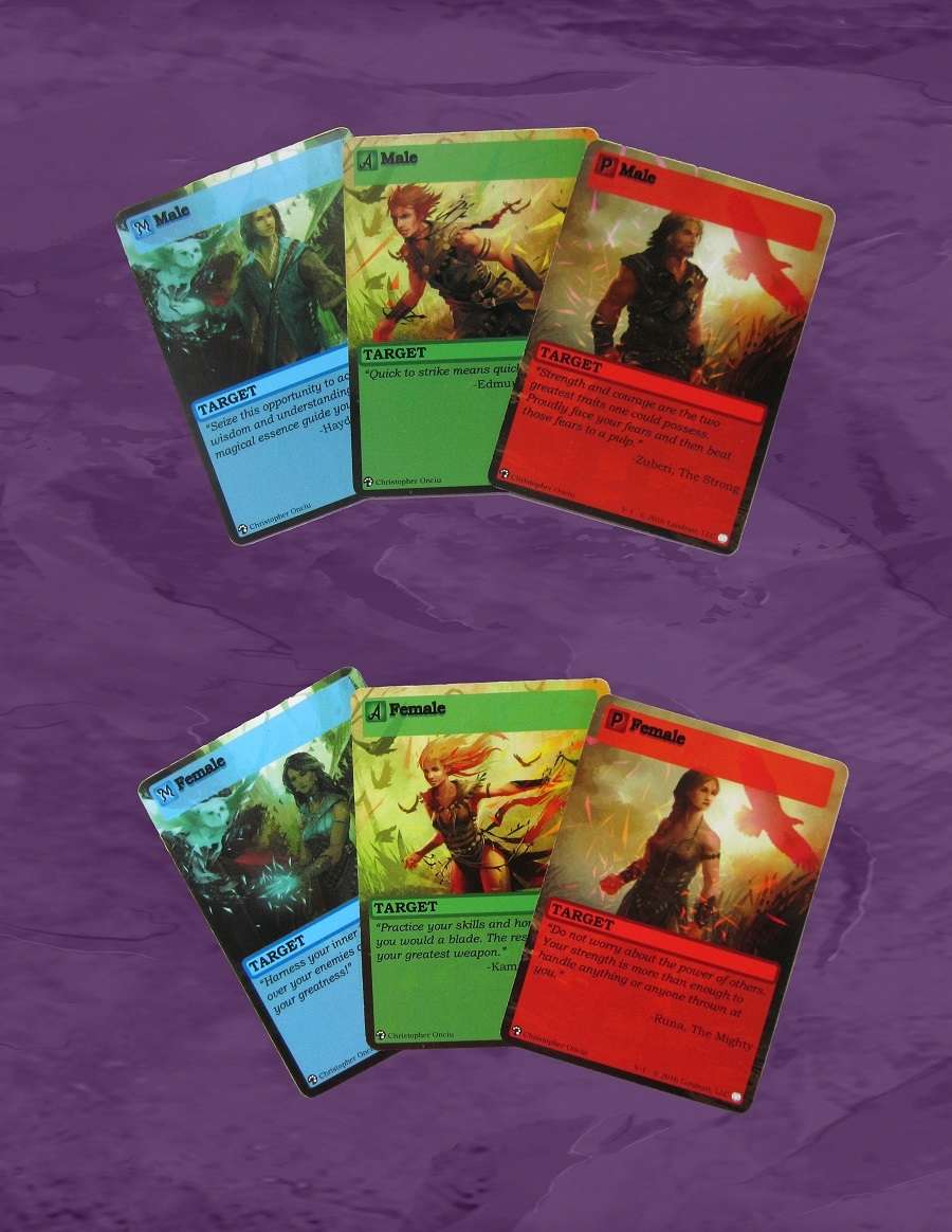 Karacterz - Target Cards (3-4 Players) - Landratt, LLC | DriveThruRPG