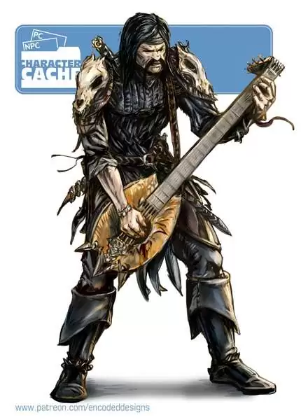 Character Cache - Brett Bardigan - Encoded Designs | Character Cache | DriveThruRPG