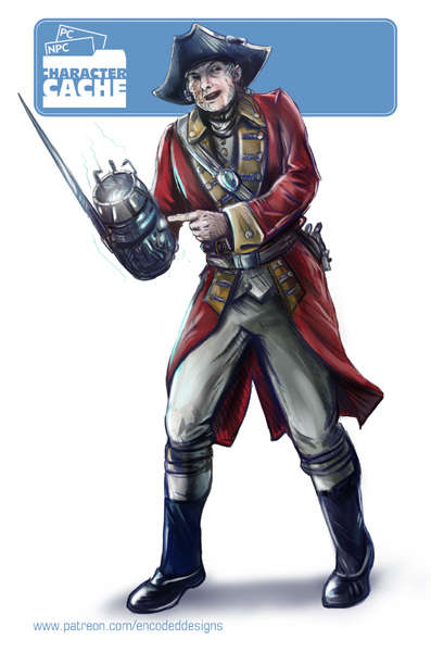 Character Cache - Captain Reginald Gage III - Encoded Designs ...