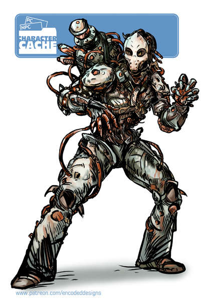 Character Cache - Galzarus Redbone - Encoded Designs | Character Cache | DriveThruRPG