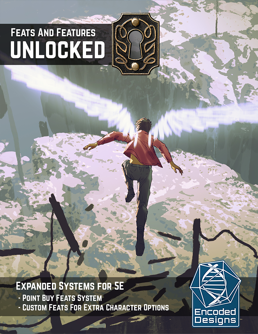 Feats and Features Unlocked - Encoded Designs | DriveThruRPG