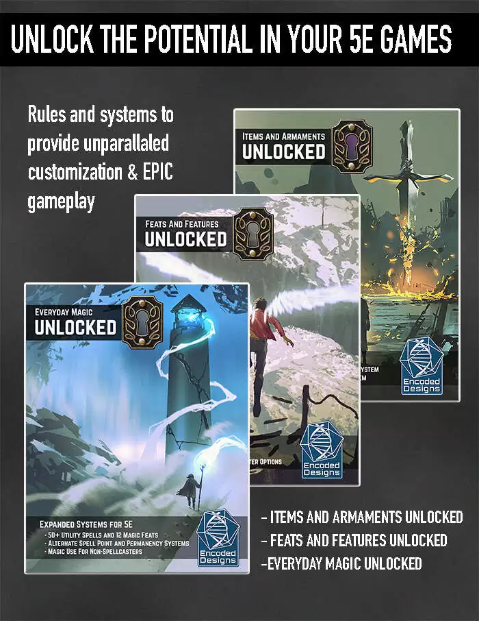 Unlocked for 5E [BUNDLE] - Encoded Designs | Engine Publishing ...