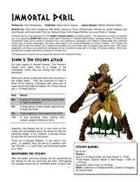 Immortal Peril - Basic Action Games | BASH! Ultimate Edition | DriveThruRPG