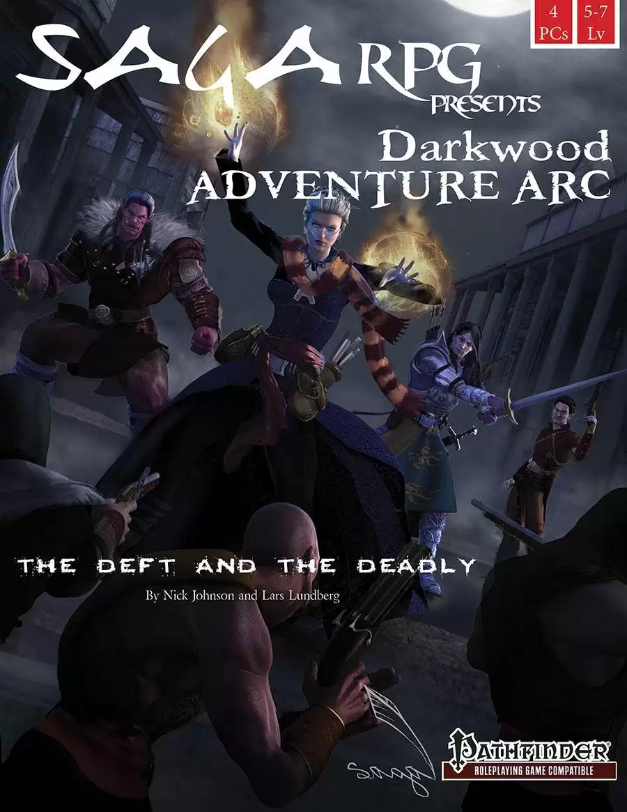 01AA01 - Saga RPG Adventure Arc: Darkwood #1 - The Deft and the Deadly (PFRPG) PDF - SagaRPG ...