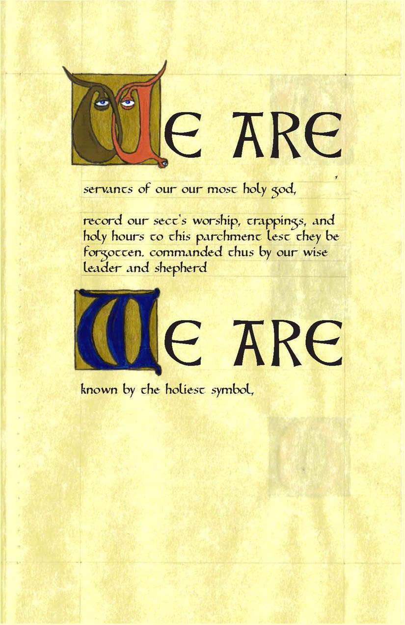 Holy Scroll for Lesser Key to the Celestial Legion - Psychoda Press ...