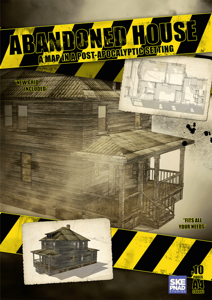 The Abandoned House - Skepnad Studios | Post-Apocalypse | DriveThruRPG