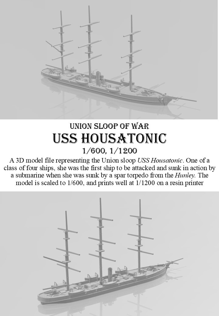 USS Housatonic - Long Face Games | DriveThruRPG