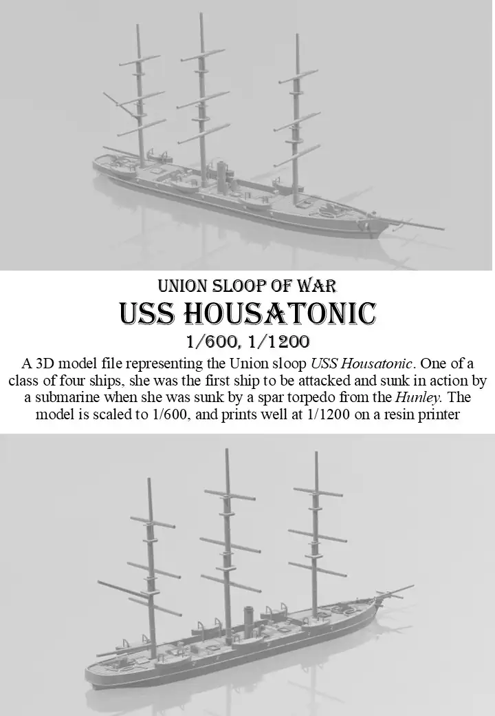 USS Housatonic - Long Face Games | DriveThruRPG