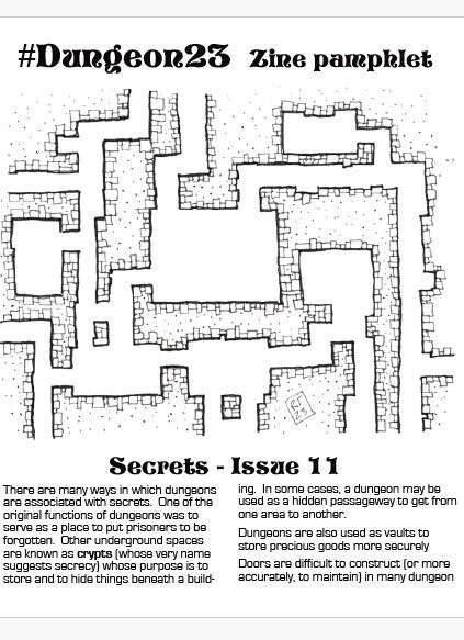#Dungeon23 Pamphlet Zine - n11 - Antherwyck House Games | DriveThruRPG