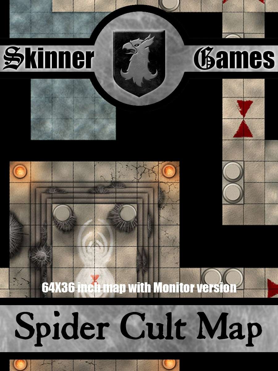 Skinner Games - The Spider Cult Lair Map - Skinner Games | Fantasy ...