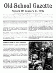 Old-School Gazette #10 - Expeditious Retreat Press | Old-School Gaming ...