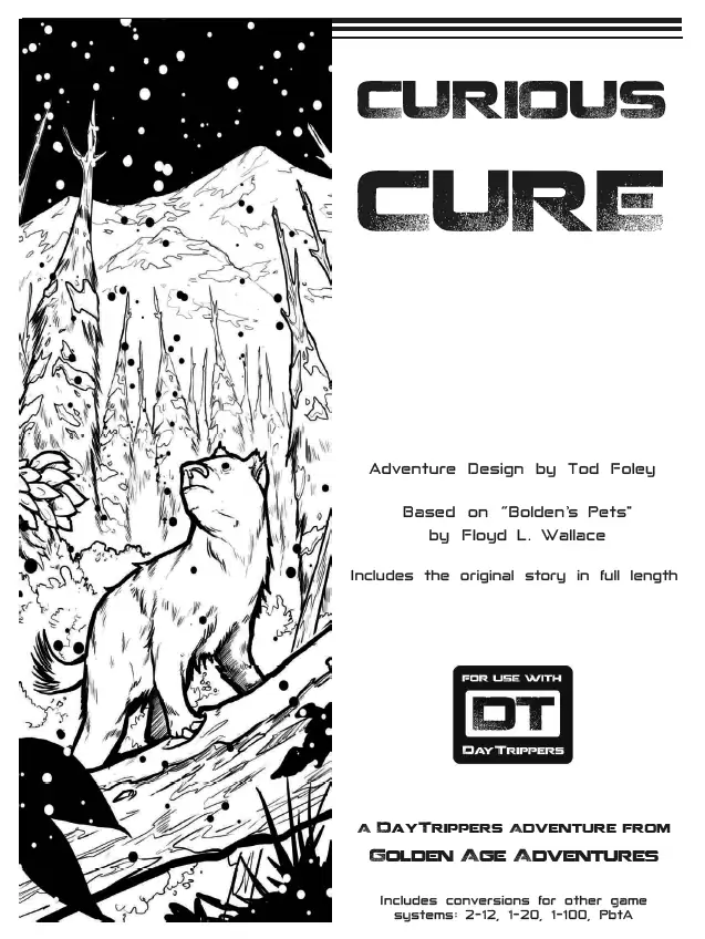 Curious Cure - a DayTrippers Adventure - As If Books | DayTrippers | DriveThruRPG