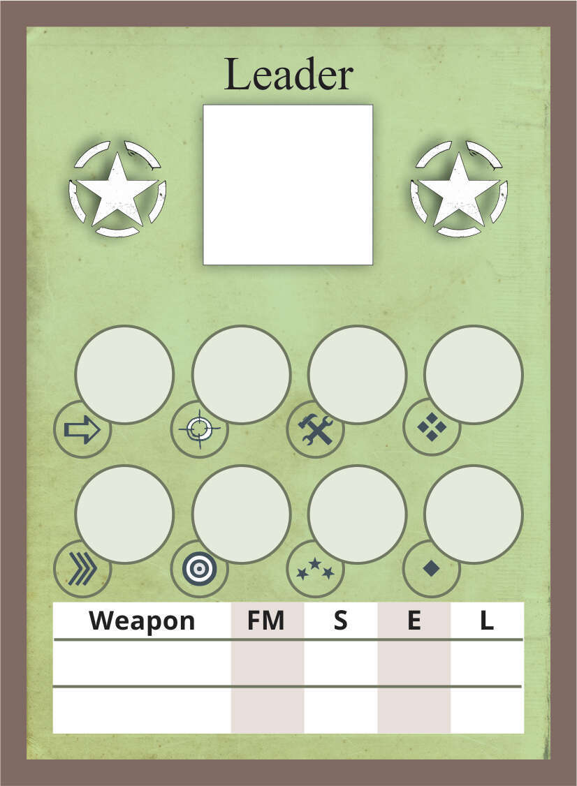 The Face of Battle: American Blank Leader Card - Gammazon, Inc ...