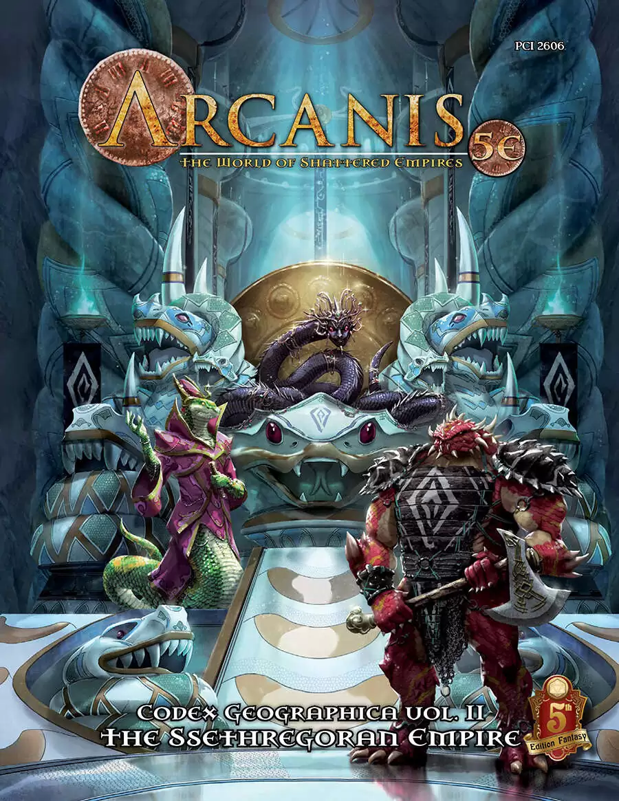 Arcanis 5E - The Ssethregoran Empire Codex Geographica vol. II - Paradigm Concepts, Inc ...