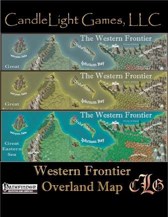 Map- Western Frontier - CandleLight Games, LLC | RPG Resources ...
