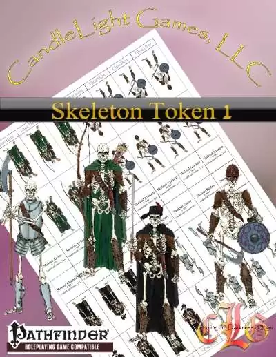 Sundered Era Token: Skeleton Tokens 1 - CandleLight Games, LLC | RPG ...