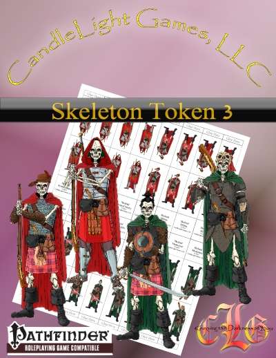 Sundered Era Token: Skeleton Tokens 3 - CandleLight Games, LLC | RPG ...