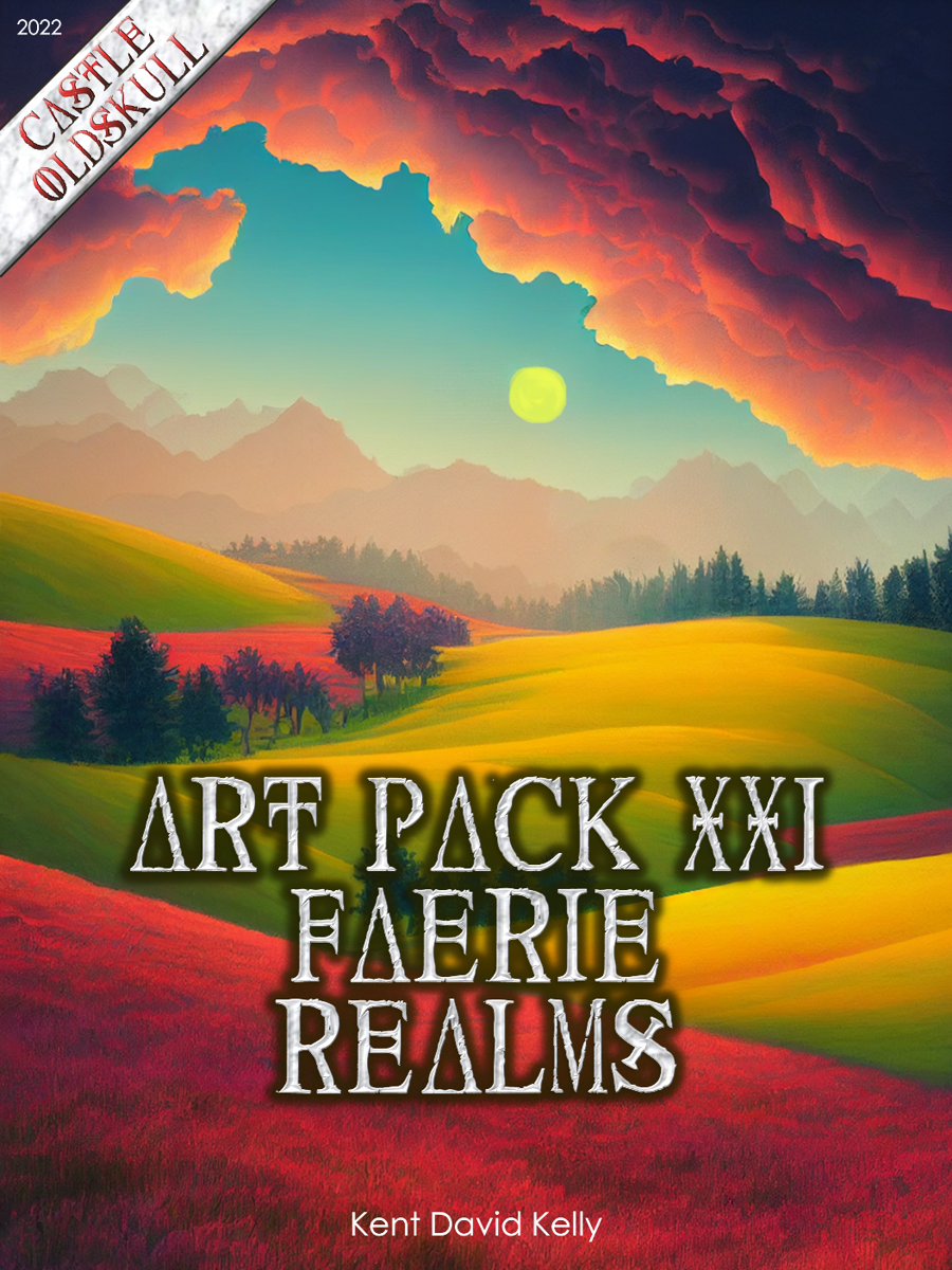 Oldskull Art Pack XXI: Faerie Realms (AI Generated) - Kent David Kelly ...