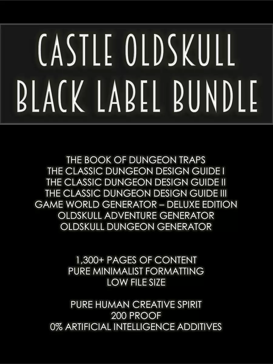 CASTLE OLDSKULL - Black Label Bundle [BUNDLE] - Kent David Kelly ...