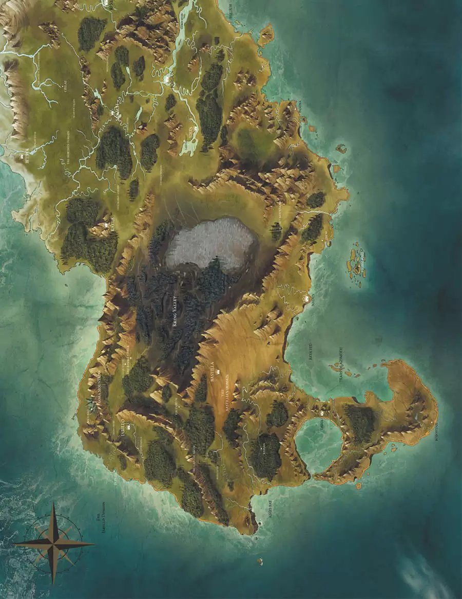 Awaken - Map of Salvora - The Games Collective | DriveThruRPG
