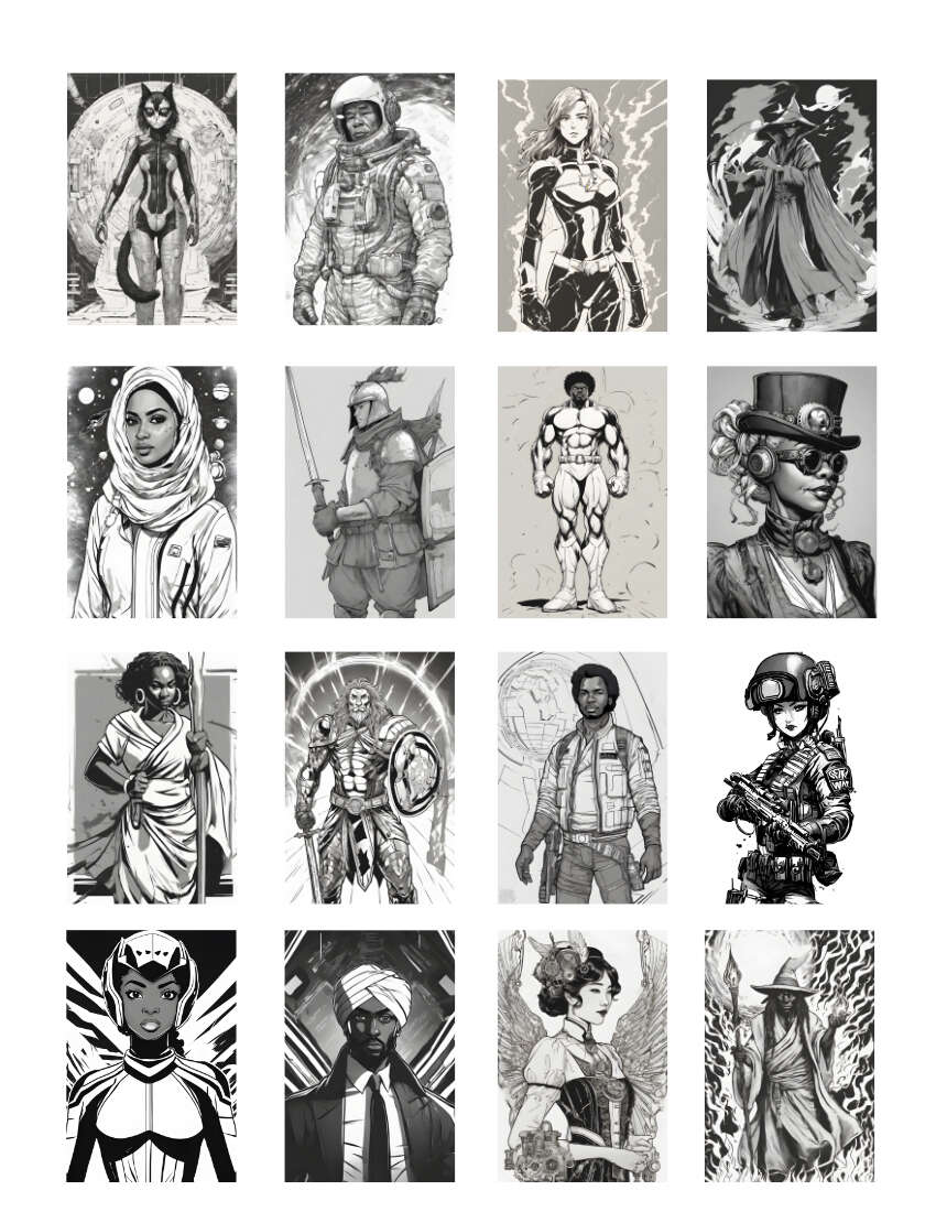 Coded Characters - Simon Burley Productions | DriveThruRPG