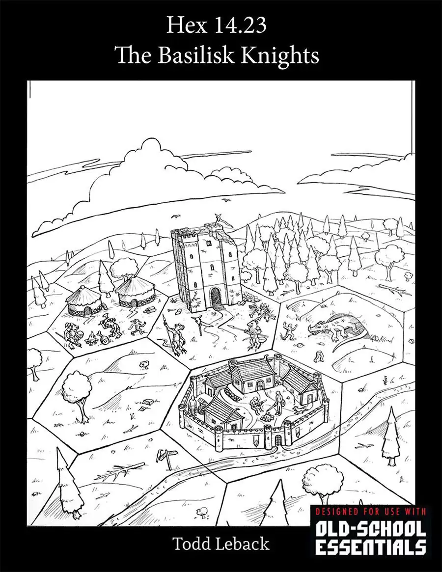 Hex 14.23 -- The Basilisk Knights - Third Kingdom Games | DriveThruRPG